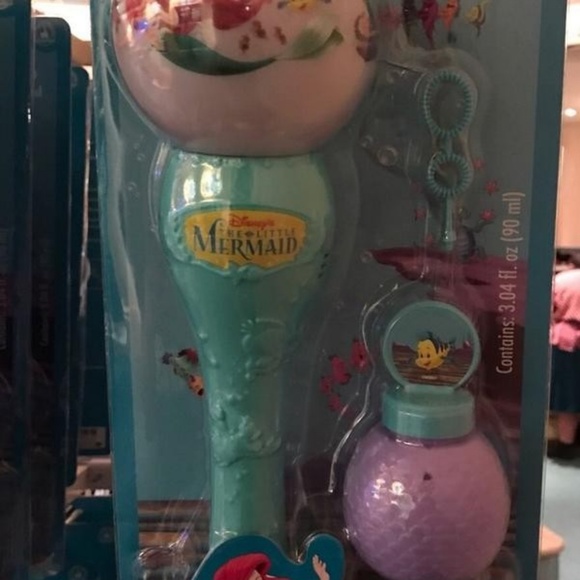 Disney | Other | Disney Little Mermaid Ariel Lightup Bubble Wand | Poshmark